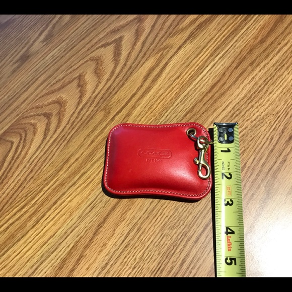 Coach | Accessories | Coach 941 Red Leather Bean Bag Paperweight | Poshmark